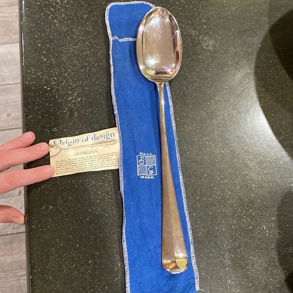 Hall Mark S G | Dining | Hall Mark S G Silver Plated Serving Spoon ...
